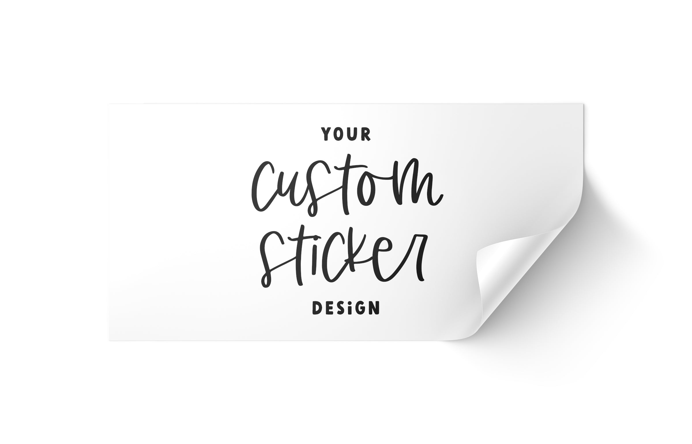 Rectangle Vinyl Stickers | Sticker Folk